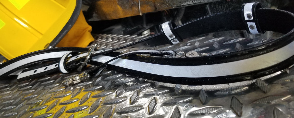 Safer Radio Strap™ LMR Reflective Series Fire Fighter Radio Strap ...